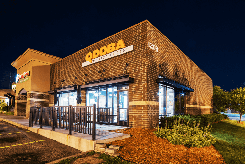 QDOBA’s flexible buildout fits almost any space