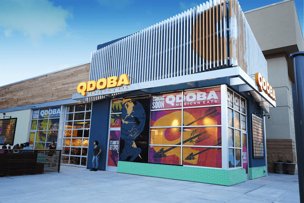 QDOBA’s flexible buildout fits almost any space