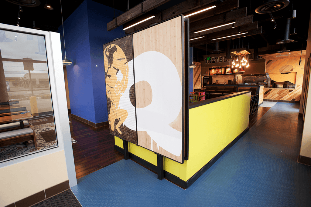 QDOBA’s flexible buildout fits almost any space